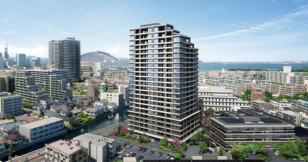 現地案内図｜グランドメゾン 福岡THE FLAG｜積水ハウスの分譲マンション・新築マンション